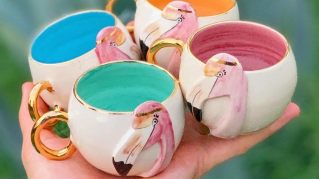 The Enduring Charm of Flamingo Coffee Cups – BSK Ceramics Handmade